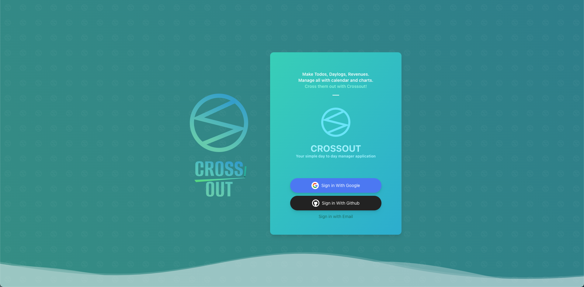 GitHub - yeonhwan/crossout: Day to day managing web application project