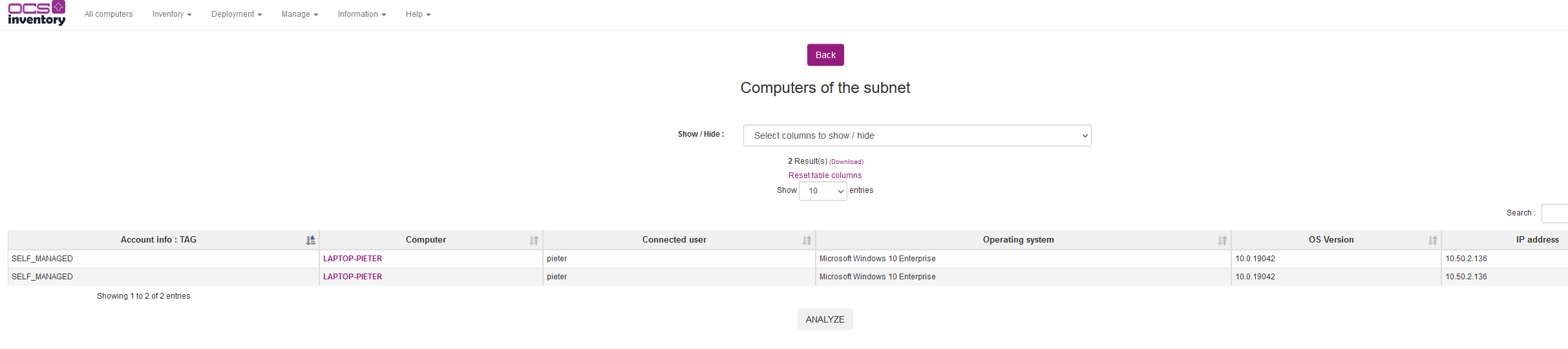 [BUG] Duplicate in ipdiscover subnet · Issue #1205 · OCSInventory-NG/OCSInventory-ocsreports ...