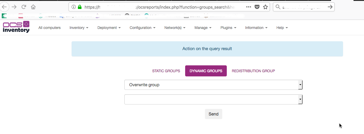 Dynamic Groups Funtionality Broken · Issue 576 · Ocsinventory Ngocsinventory Ocsreports · Github 