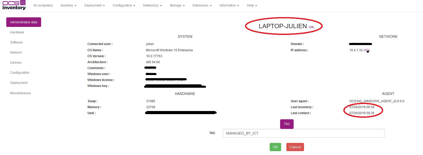 [BUG] Agent doesn't show up in all_computers list · Issue #796 · OCSInventory-NG/OCSInventory ...