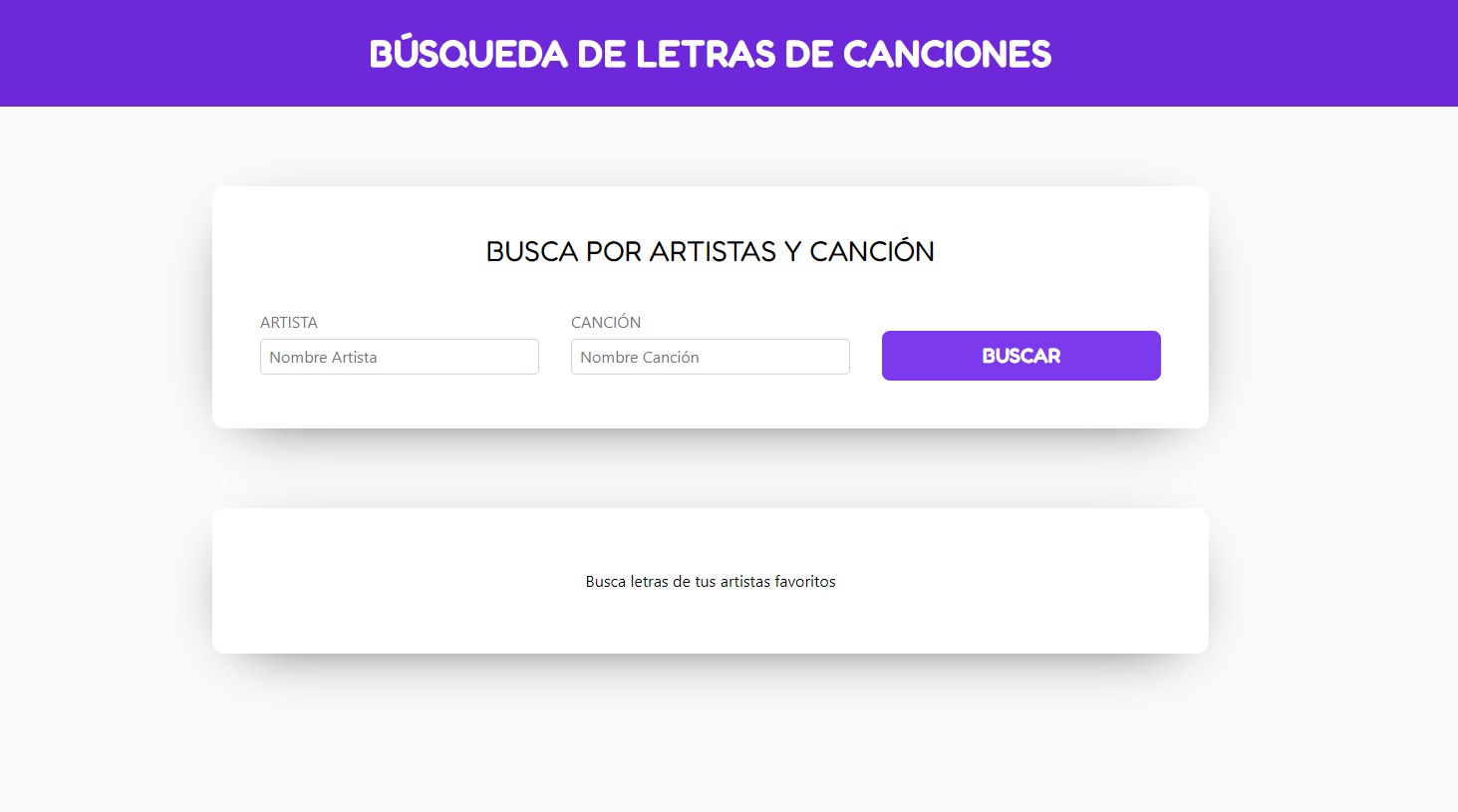 GitHub - Duban10/LetrasMusica: Aplicación para la consulta de canciones