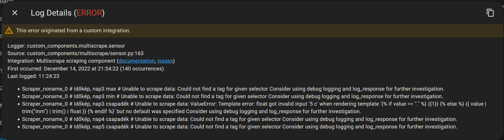 Not working with HA 2022.12.6 · Issue #1 · tolnai/esphome-dashboard-lilygo-t5 · GitHub