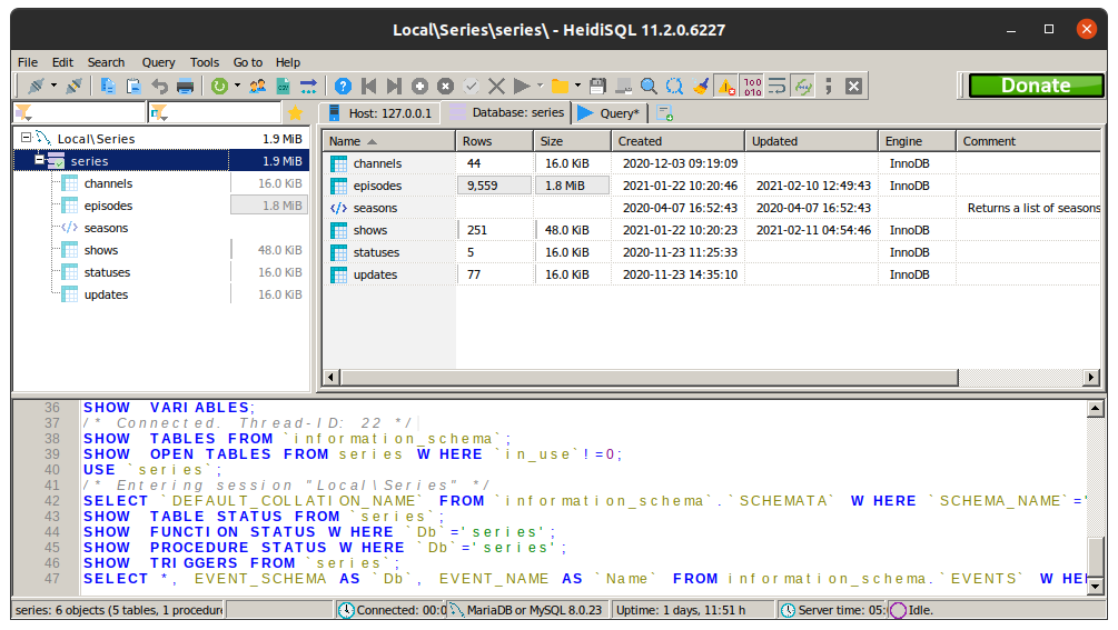 [wine] No info on the database, immediatly after clicking "Open" button ...