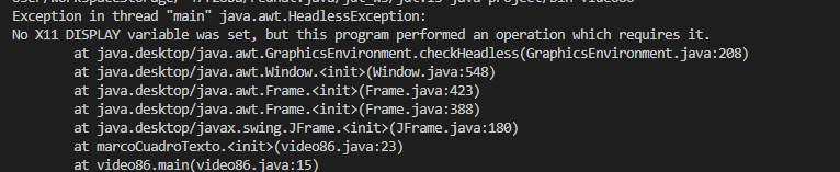 Error al ejecutar Aplicaciones GUI de Java · Issue #170973 · microsoft/vscode · GitHub