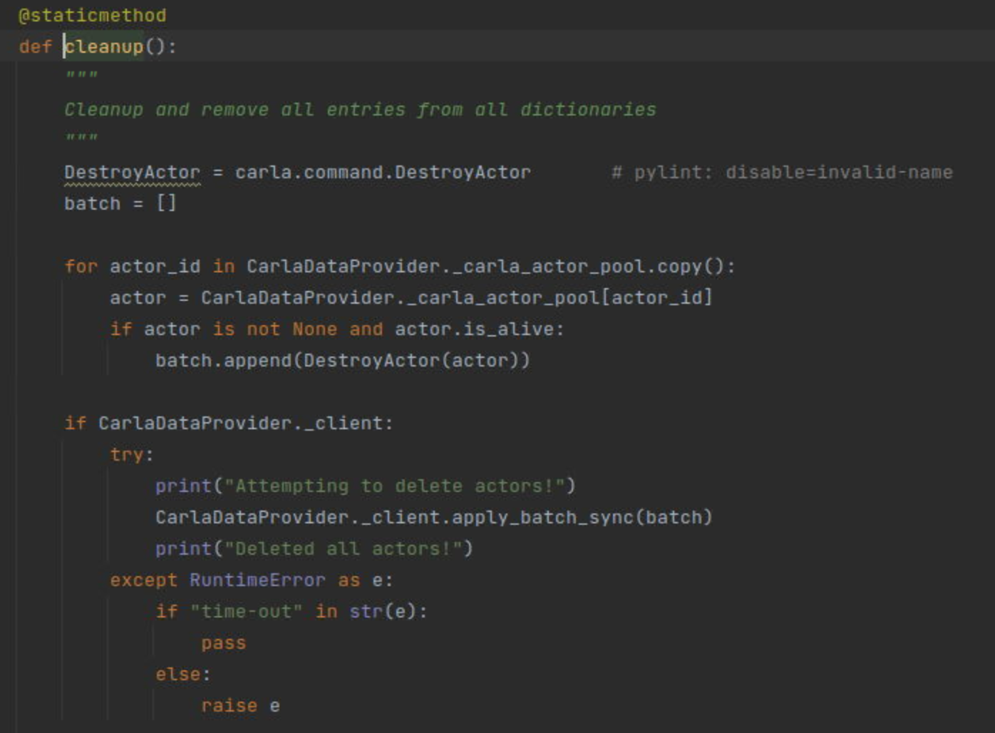 Scenario Runner: unable to attach actor: parent actor not found · Issue ...