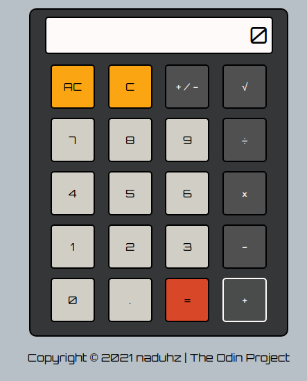 GitHub - flashbrew325/odin-project-calculator: A simple calculator app that also includes a ...