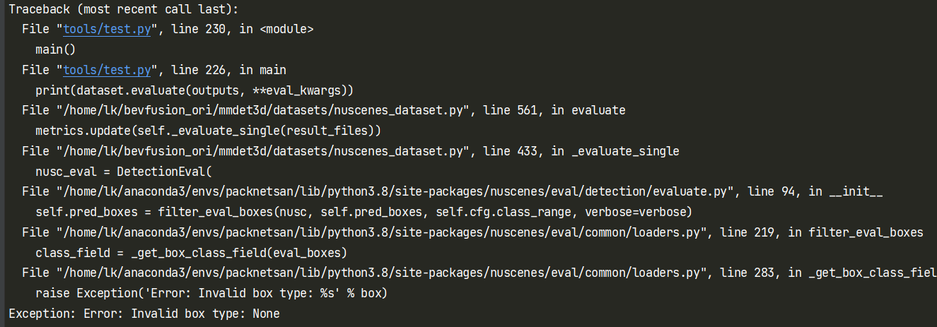 Probelm of Evaluation · Issue #296 · mit-han-lab/bevfusion · GitHub