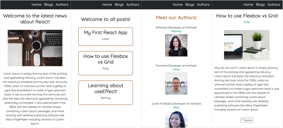 GitHub - karlajaramillo/react-routing-blogs: Using react-router-dom
