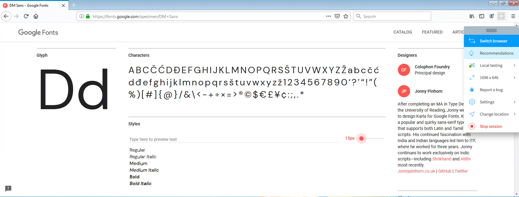 Rendering of certain characters (U, 9) at odd pixel sizes · Issue #7 · googlefonts/dm-fonts · GitHub