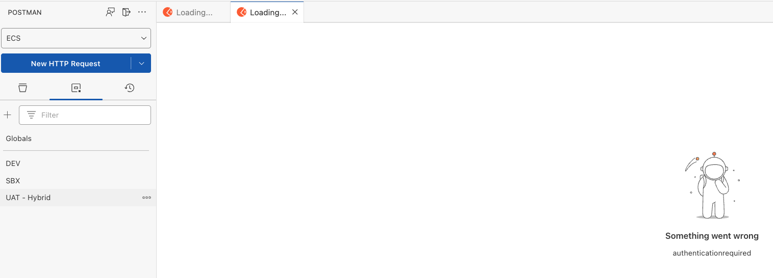 Getting Authenticationrequired Error Even After Signing In Postman Vs Code · Issue 12265