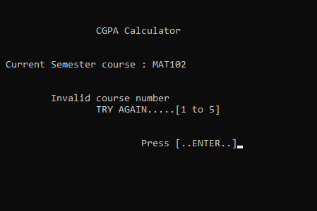 GitHub - ashik5757/CGPA_Calculator: This programme can calculate the ...