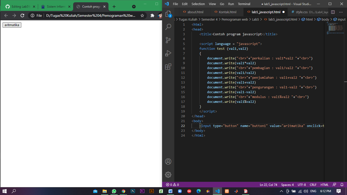 GitHub - Andryprasetia/Lab5Web