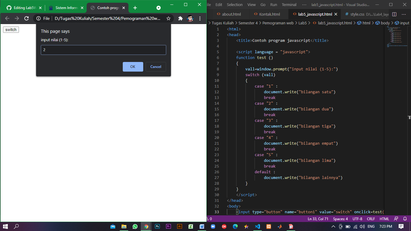 GitHub - Andryprasetia/Lab5Web