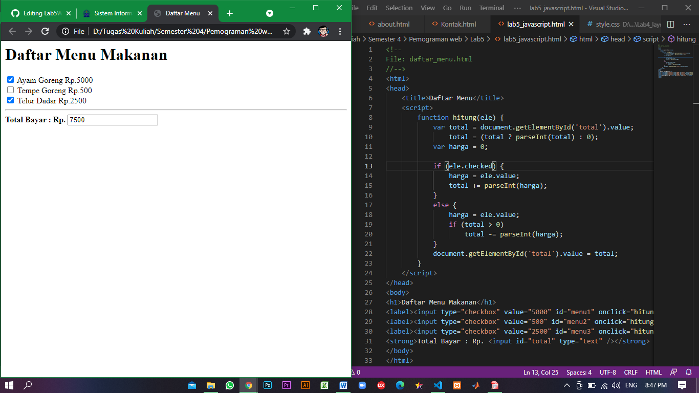 GitHub - Andryprasetia/Lab5Web