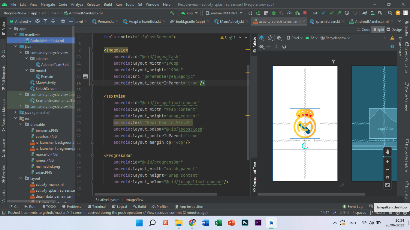 GitHub - Andryprasetia/Recyclerview