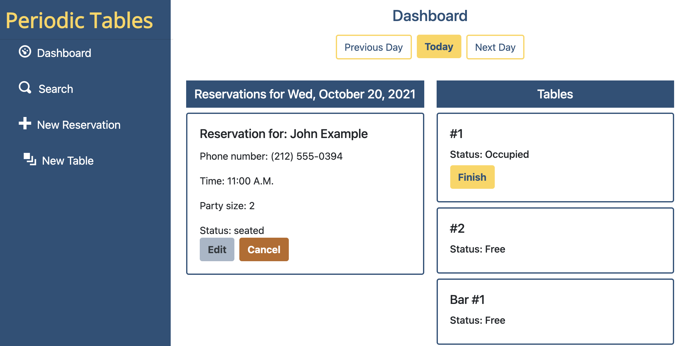 GitHub - LucyManeiro/Restaurant-Reservation-System: Starter for ...