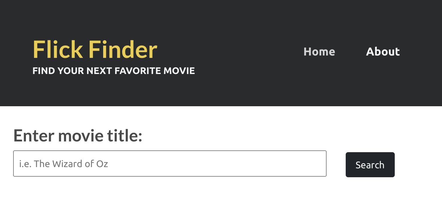 GitHub - LucyManeiro/flick-finder