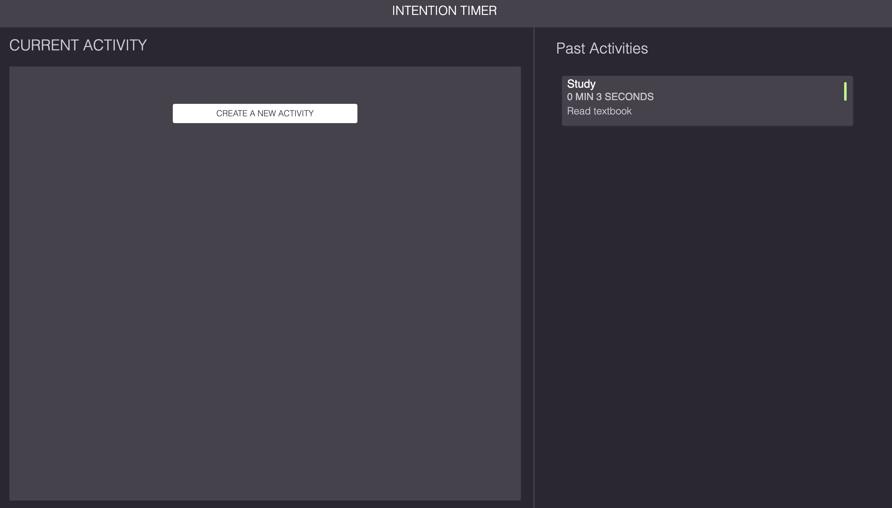 GitHub - Echory/intention-timer