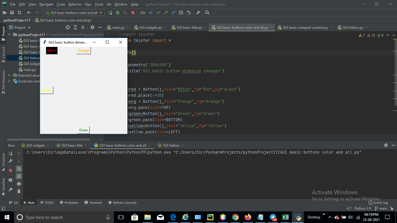 GitHub - Niranjan4712/GUI-Projects-widgets-button-checkbox