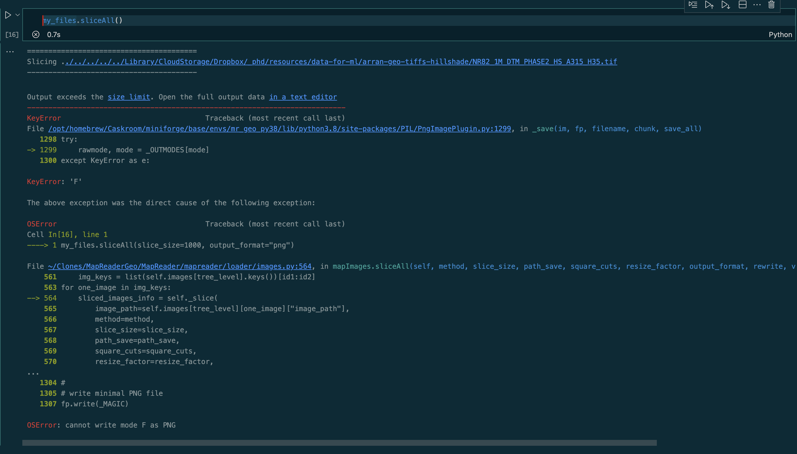 Error when trying to slice GeoTIFF when using 76_enable_geotiff branch · Issue #131 · maps-as ...