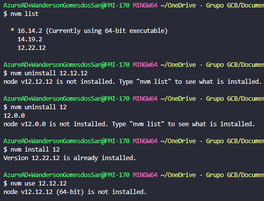 nvm is not uninstalling , installing or changing version on windows · Issue #809 · coreybutler ...
