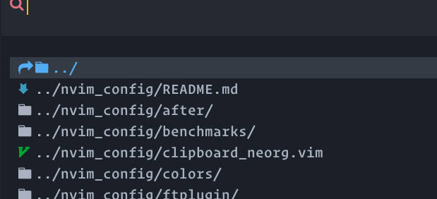 remove current folder from results · Issue #51 · nvim-telescope/telescope-file-browser.nvim · GitHub