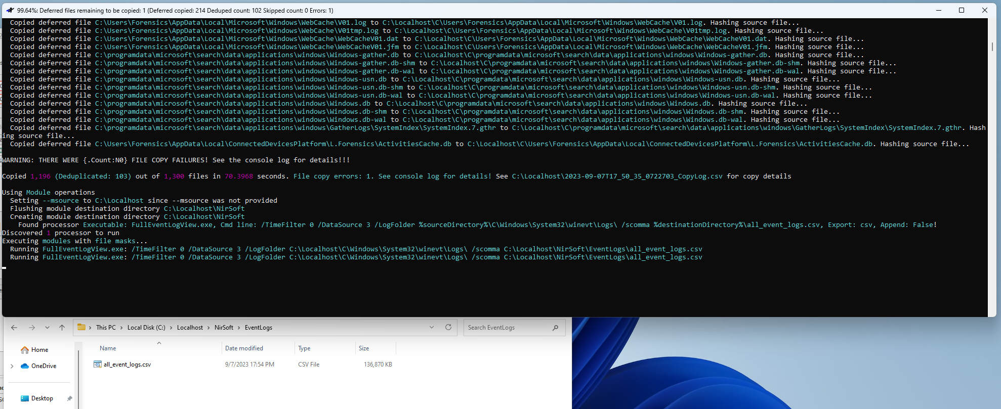 NirSoft FullEventLogView Loop · Issue #867 · EricZimmerman/KapeFiles · GitHub