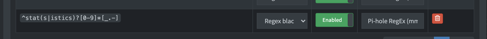 Whitelisted domain is blocked by RegEx · Issue #4200 · pi-hole/pi-hole · GitHub