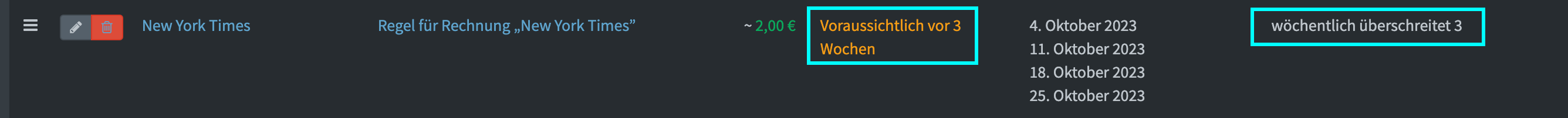 Bills with e.g. weekly skips over 3 are expecting payments too often · Issue #8099 · firefly-iii ...
