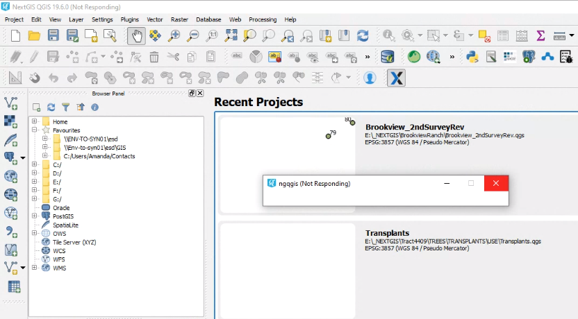 NextGIS QGIS is currently "not responding" when opening program · Issue #76 · nextgis ...