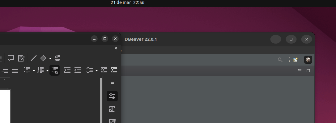 Dbeaver On Ubuntu 2110 And 2204 Has Huge Title Bar And Buttons · Issue 15920 · Dbeaver 