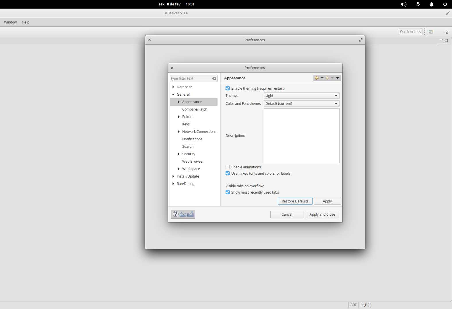 DBeaver on elementary OS 5.0 Juno · Issue #5239 · dbeaver/dbeaver · GitHub