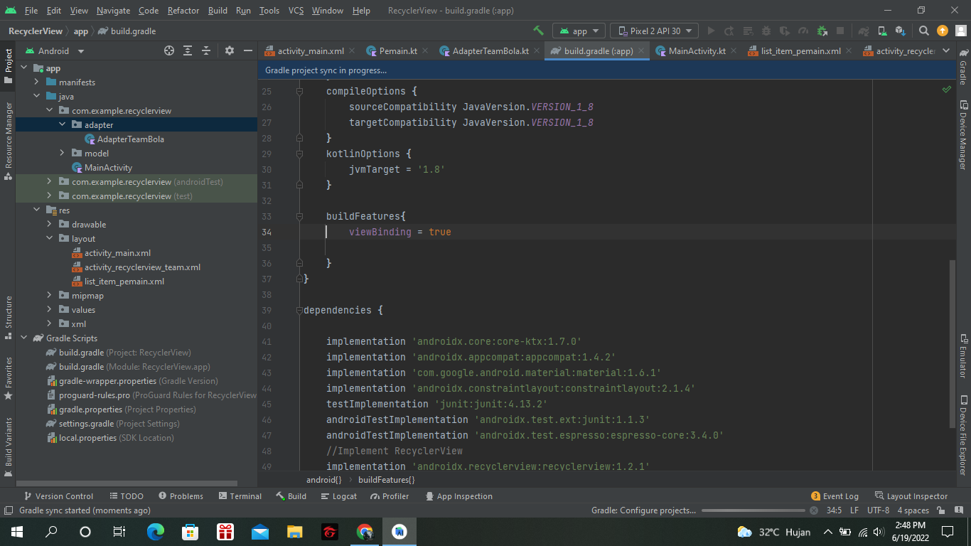 GitHub - Sutabah/RecyclerView