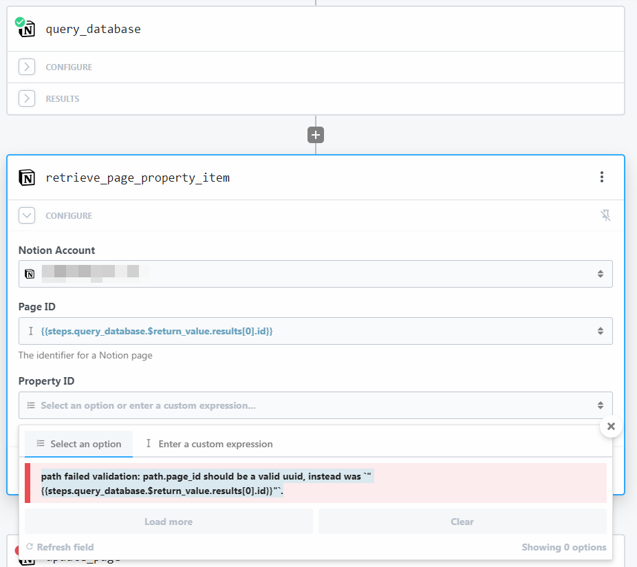 [BUG] Notion Update Page action shows error when set Page ID as expression · Issue #3227 ...