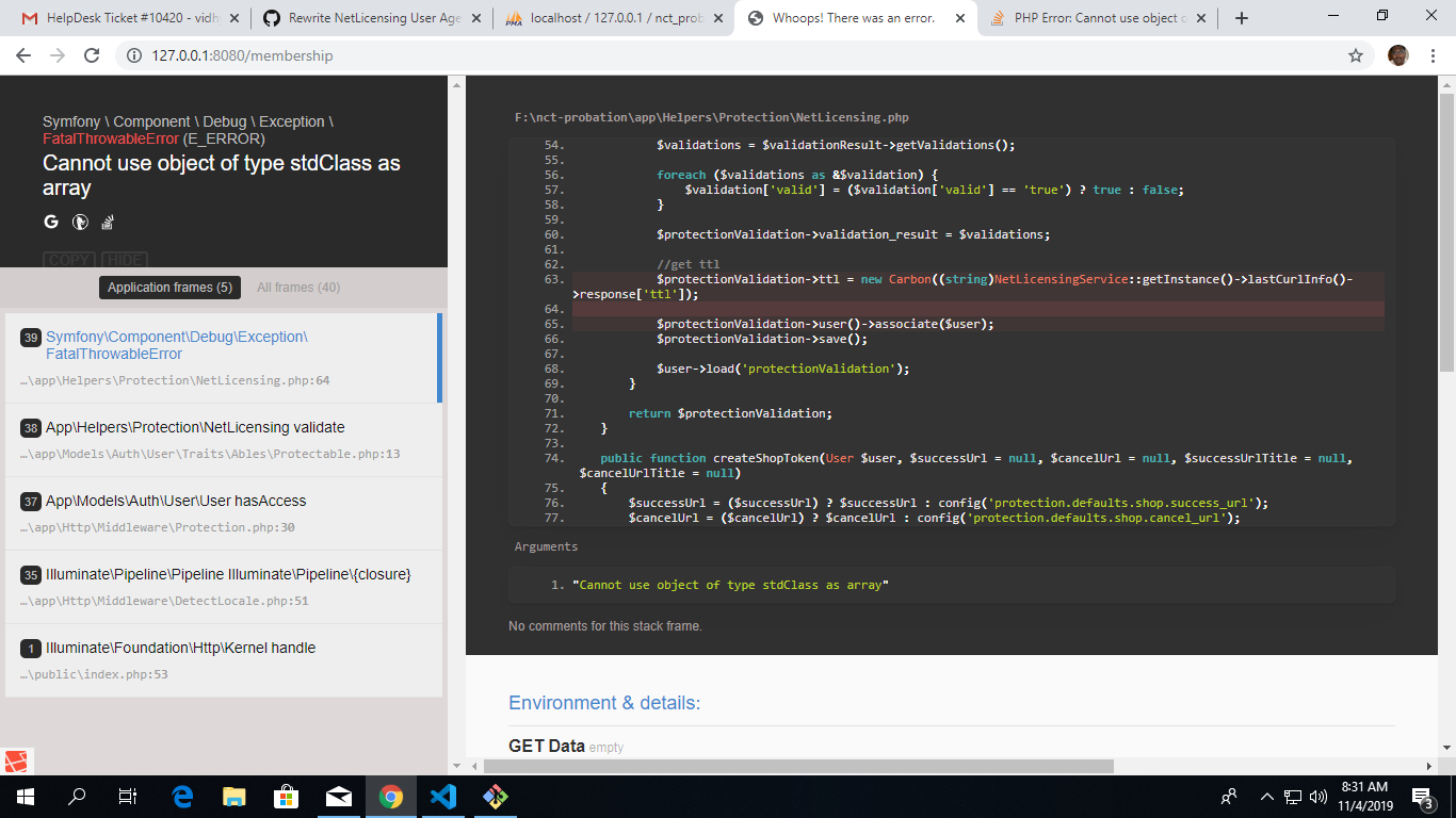 I facing this error please help me. · Issue #70 · Labs64/laravel-boilerplate · GitHub