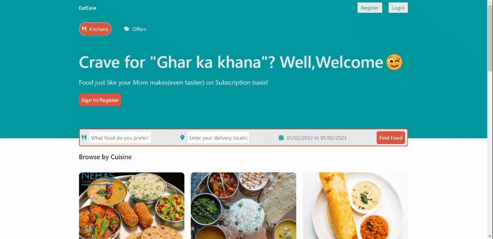 GitHub - devcodes9/EatEase-WebApp: A solution to the common problem faced by working ...