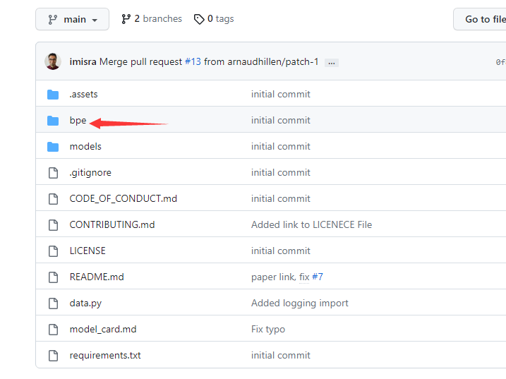 FileNotFoundError: [Errno 2] No such file or directory: 'bpe/bpe_simple_vocab_16e6.txt.gz ...