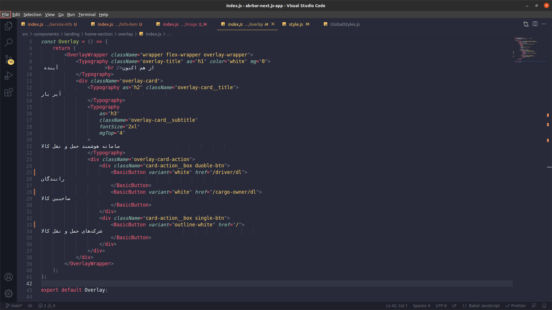 having problem with persian words ( farsi ) · Issue #146698 · microsoft/vscode · GitHub