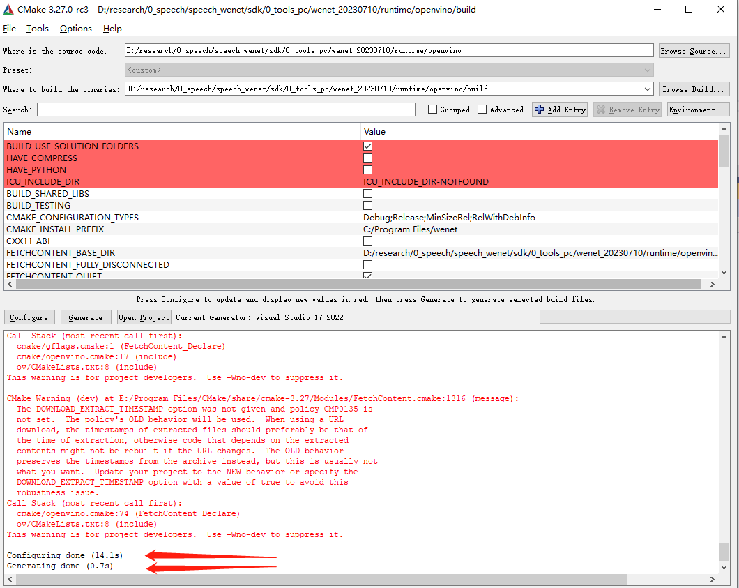 wenet在openvino--windows端编译的一些错误 · Issue #1913 · wenet-e2e/wenet · GitHub