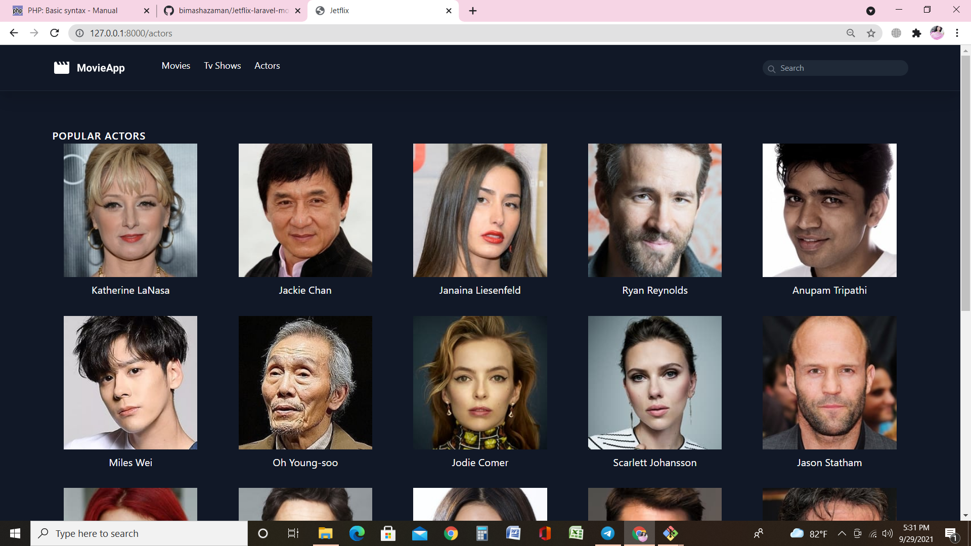 GitHub - bimashazaman/Jetflix-laravel-movie-app