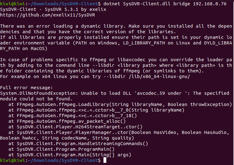 [Help] Error loading a dynamic library · Issue #208 · exelix11/SysDVR · GitHub