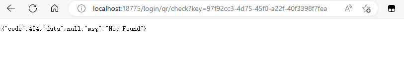 使用接口/login/qr/check后返回{"code":404,"data":null,"msg":"Not Found"} · Issue #1656 · Binaryify ...
