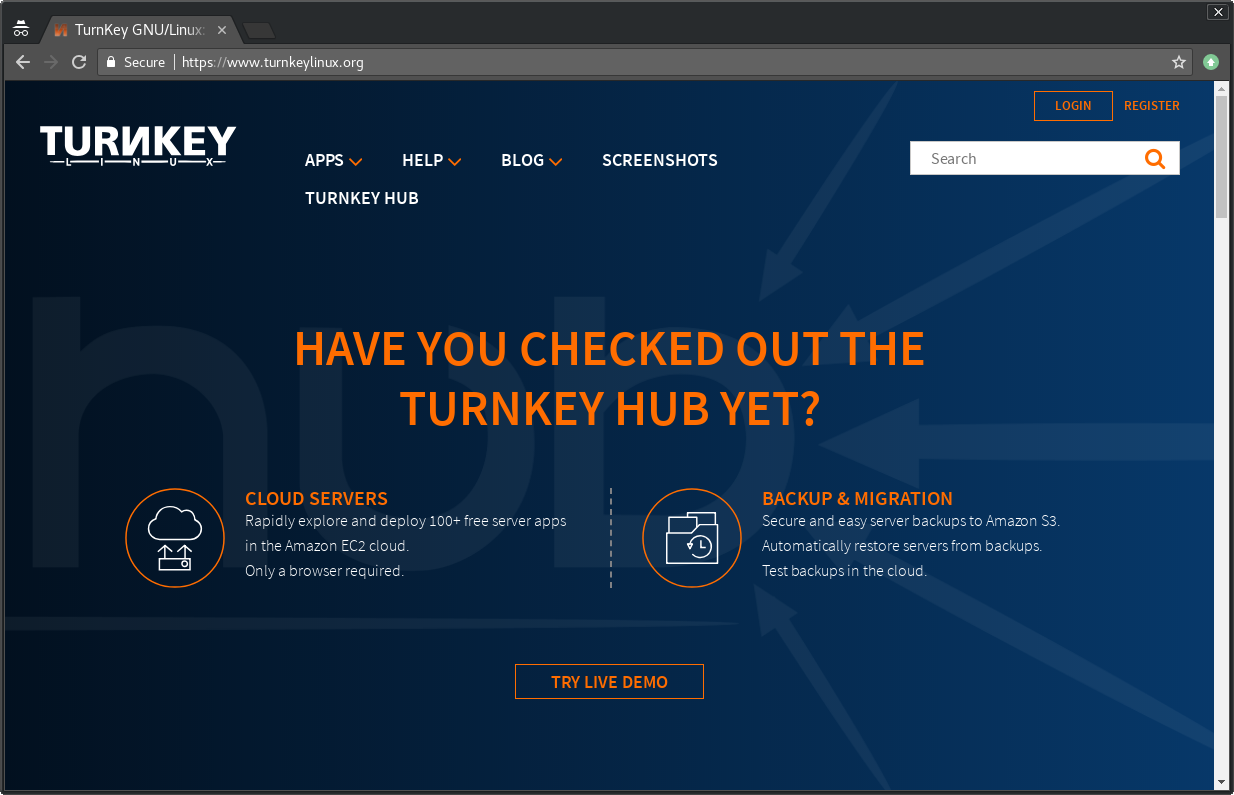 Stop website top-level navigation wrapping · Issue #1030 · turnkeylinux/tracker · GitHub