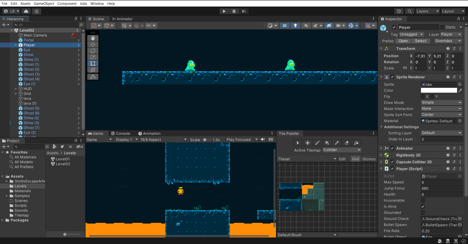 GitHub - LuydiGit/Kill-Monster: Jogo feito na Unity de plataforma 2D. Com inimidos Voadores e ...