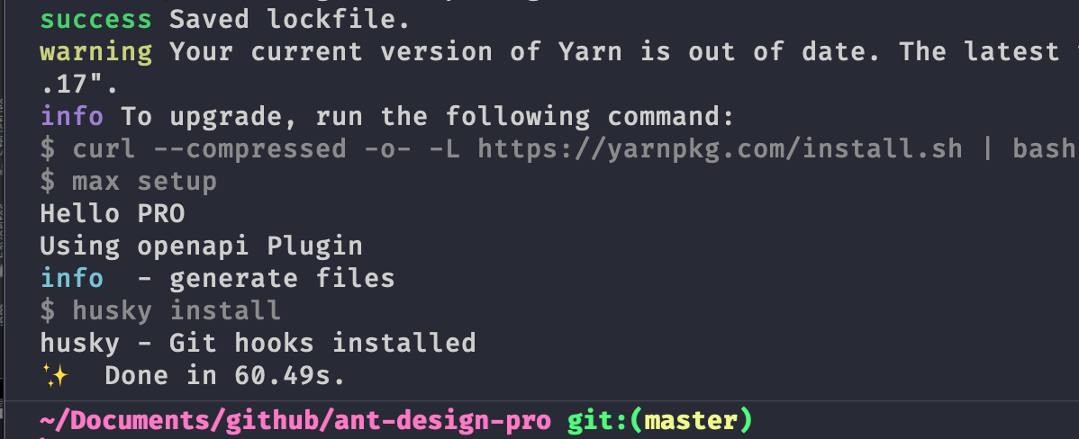 npm install 报异常 > ant-design-pro@6.0.0-beta.1 postinstall > max setup fatal - Error: Register ...