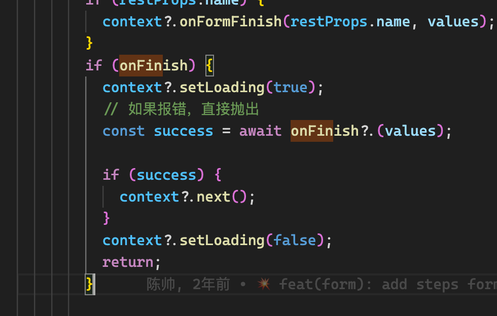 🐛[BUG] StepsForm.StepForm onFinish 返回 false，并未生效。 · Issue #6412 · ant-design/pro-components · GitHub