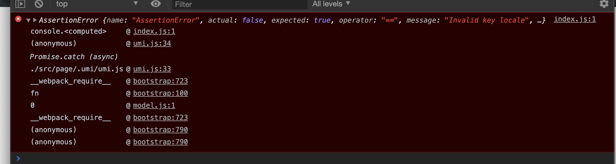 无意义的报错。 · Issue #2352 · umijs/umi · GitHub