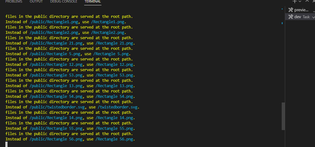Files In The `public` Directory Are Not Serving At The Root Path In Preview Mode · Issue 10309