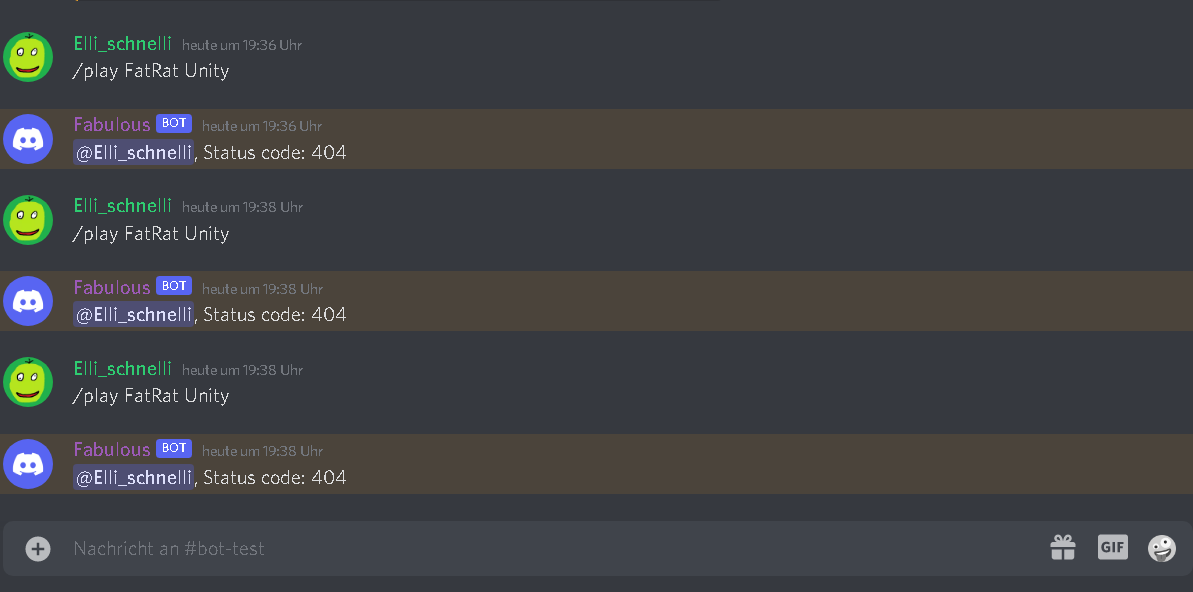 Bug: Status code: 404 · Issue #778 · eritislami/evobot · GitHub