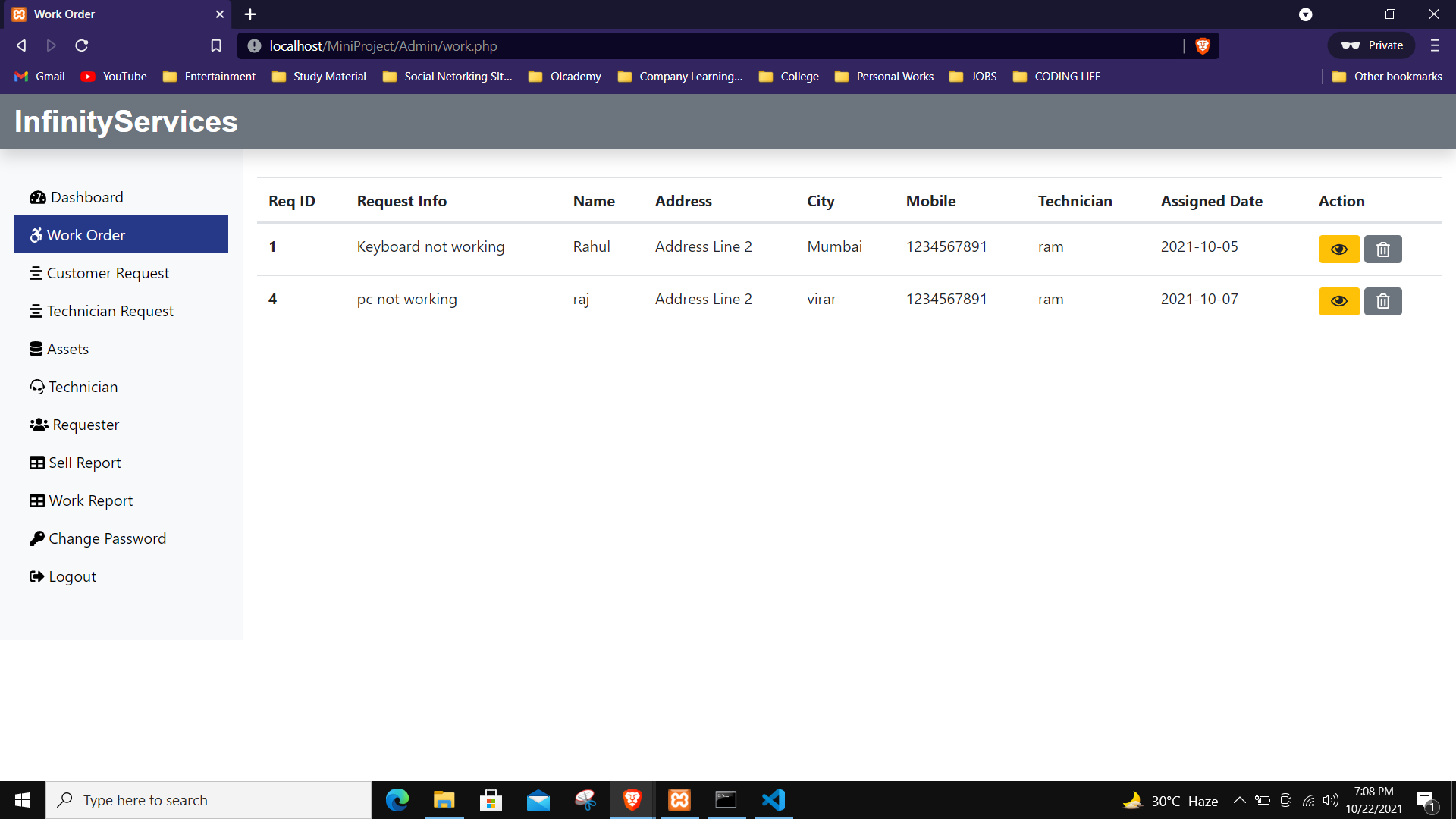 Github Rexon Pambujyaonlineservicemanagementssystem Online Service Managements System Is